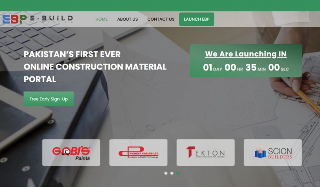 E-Build Pakistan: Pakistan’s First Ever Online Buy & Sell Construction Industry Material ...