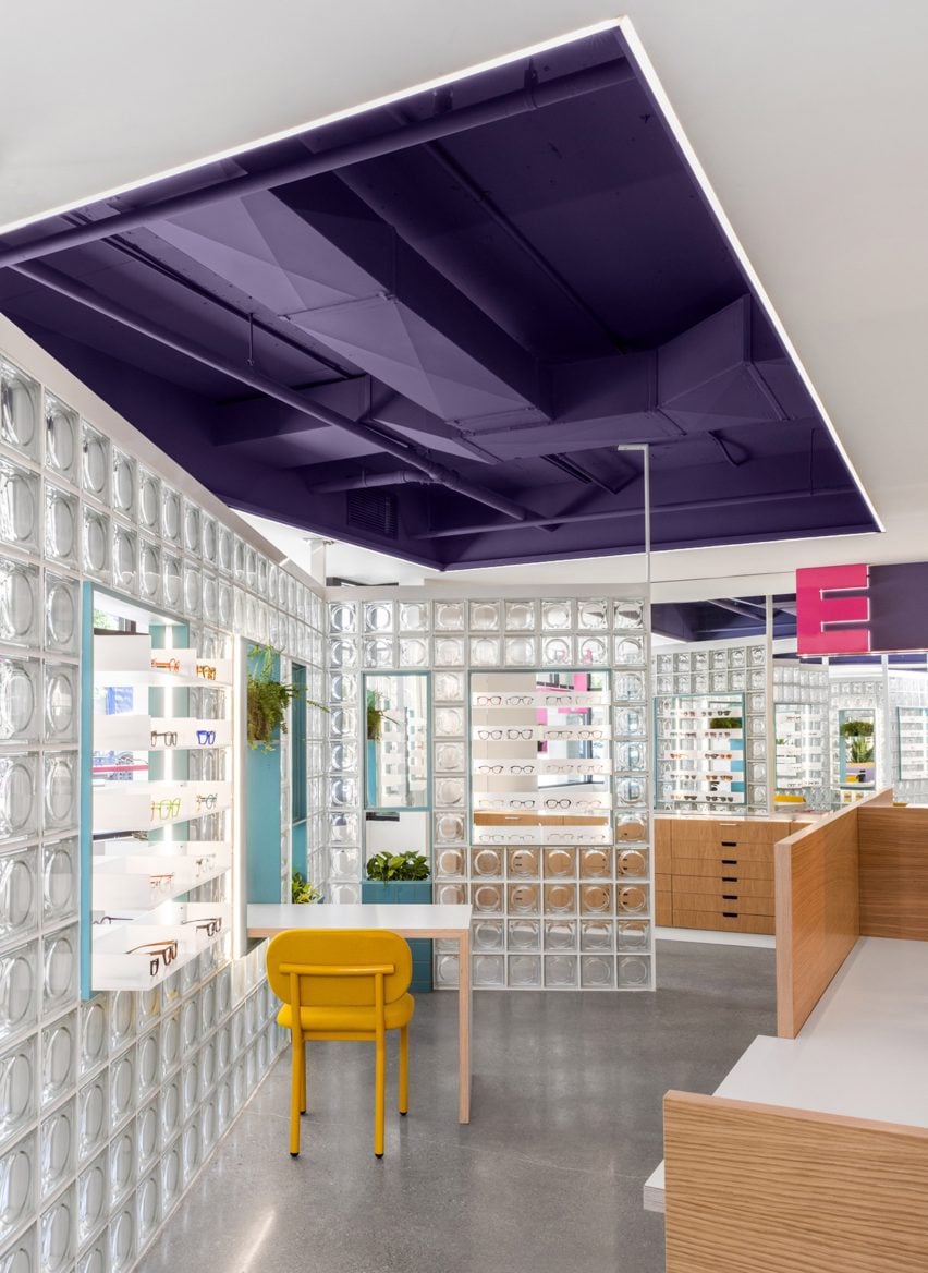 Glass blocks divide Eye Eye optical store by Best Practice Architecture ...